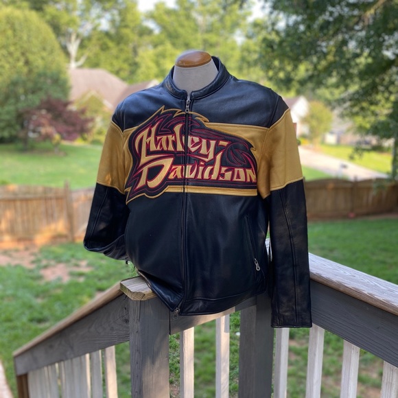 Harley-Davidson | Jackets & Coats | Mens Harleydavidson Embroidered ...
